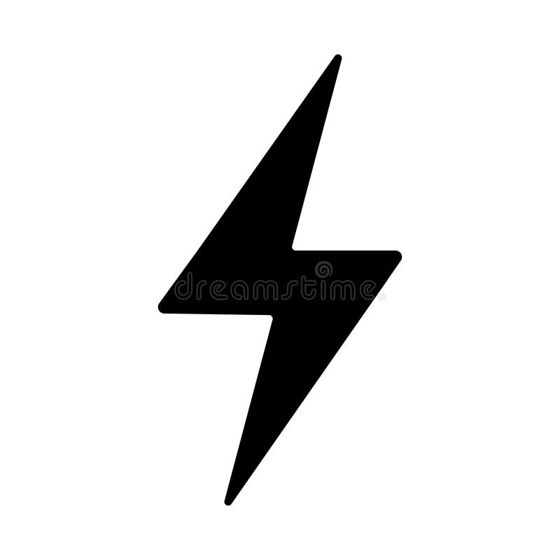 Lightning Flash Icon Isolated Vector Illustration Stock Vector ...