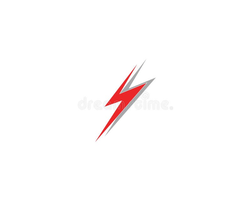 Lightning Flash Icon Logo Vector Stock Illustration - Illustration of ...