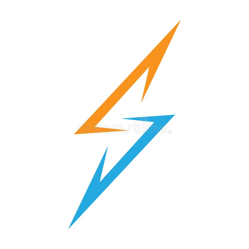 Lightning , Flash Logo Template Vector Icon Stock Vector - Illustration ...