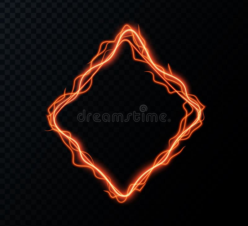 Lightning frames vector stock vector. Illustration of voltage - 272754095
