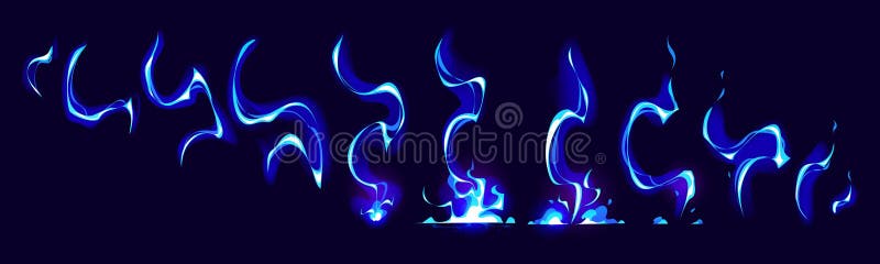 Lightning Game Sprite Fx Effect, Cartoon Bolt Stock Illustration ...