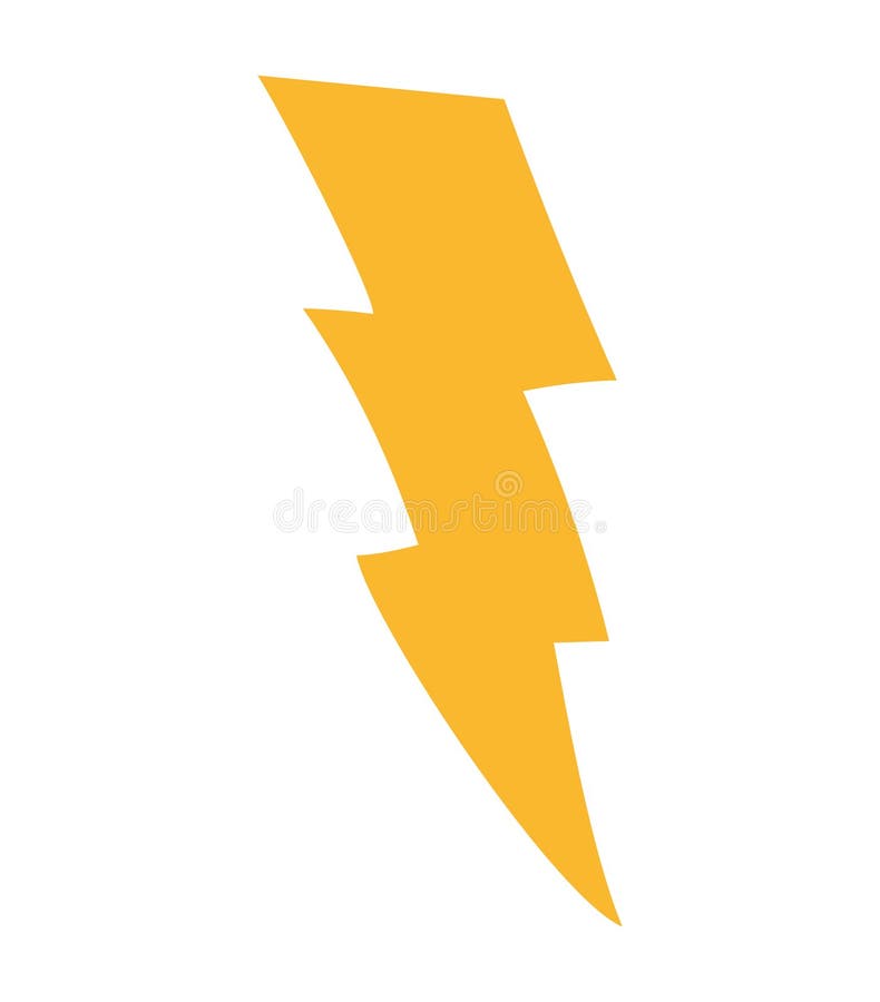 Lightning hand drawn stock vector. Illustration of electricity - 345613185