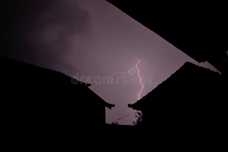 Lightning stock image. Image of lightning, night, boom - 96781023