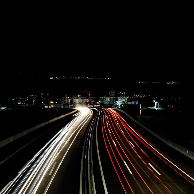 Lightning highway stock photo. Image of highway, light - 155756556