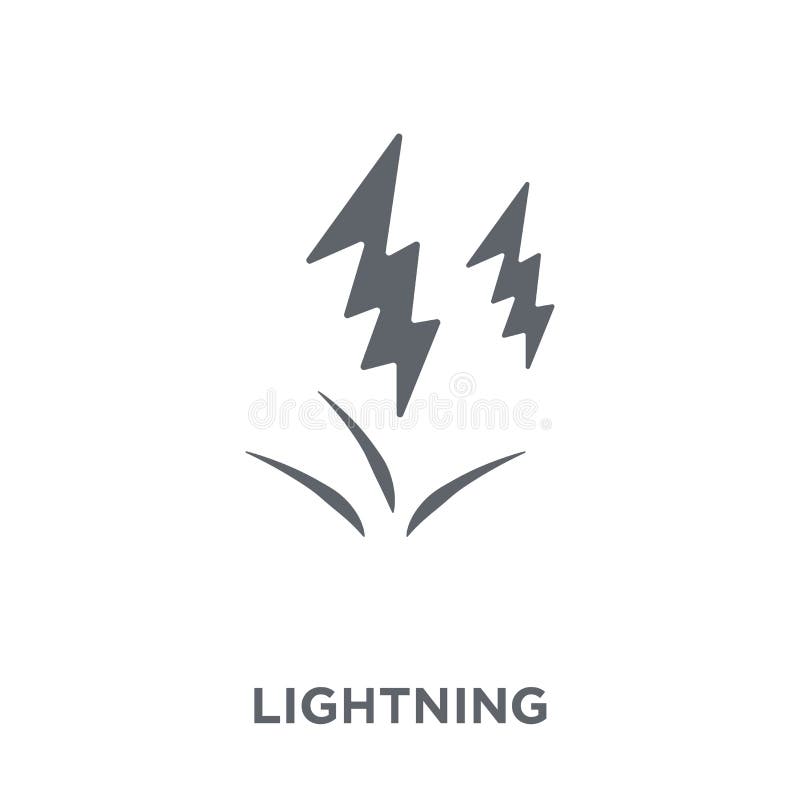 Lightning Icon from Collection. Stock Vector - Illustration of ...
