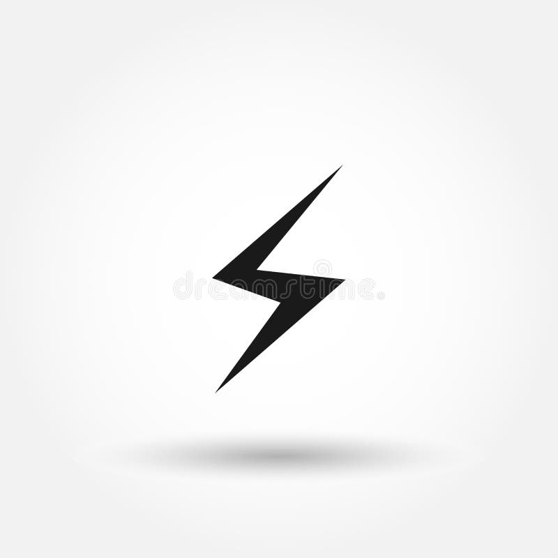 Lightning Icon. Electricity Icon. Electricity Simple Vector Icon Stock ...