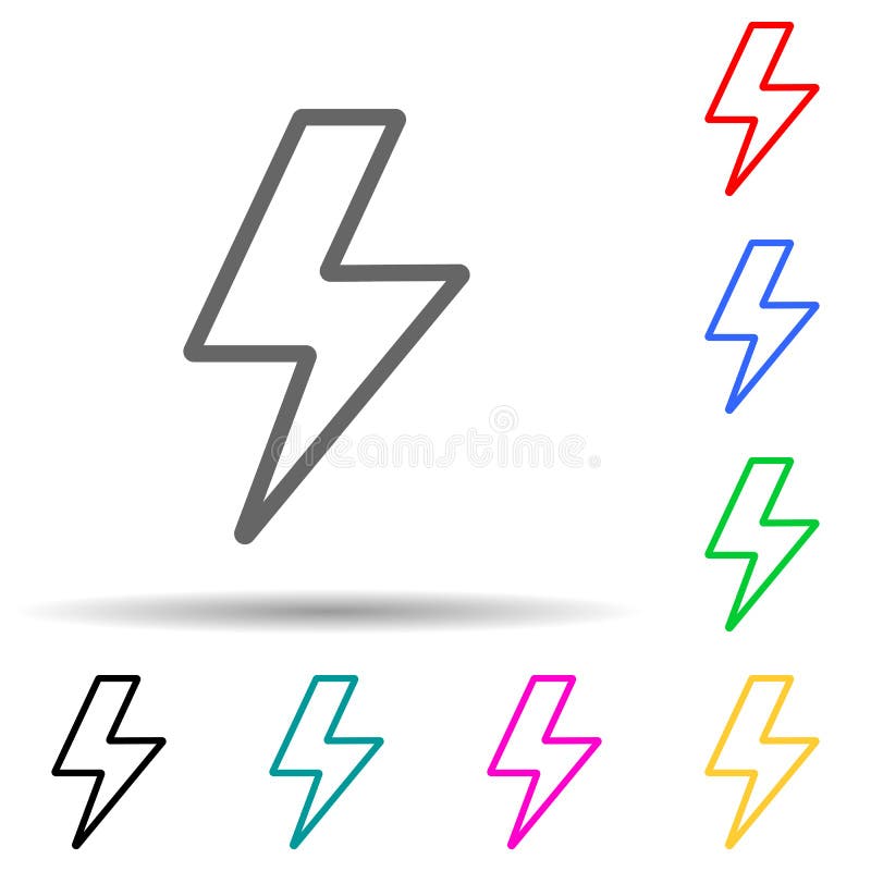 Lightning Icon. Element of Simple Icon for Websites, Web Design, Mobile ...