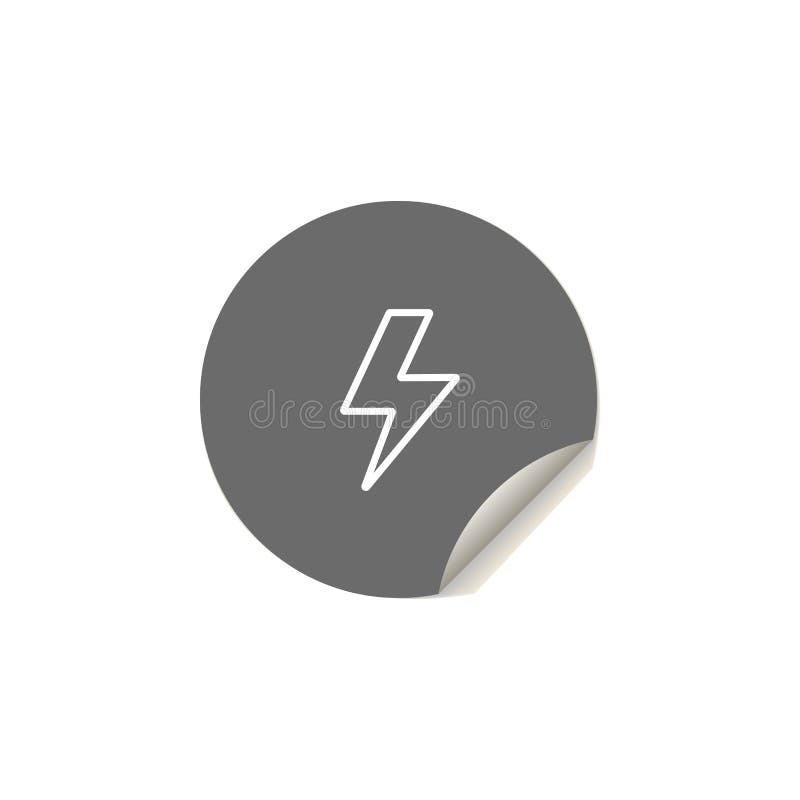 Lightning Icon. Element of Web Icons for Mobile Concept and Web Apps ...