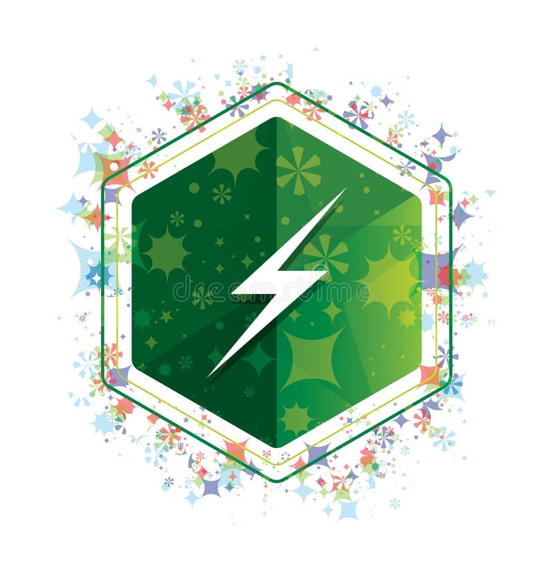 Lightning Hexagon Energy Logo Stock Vector - Illustration of element ...