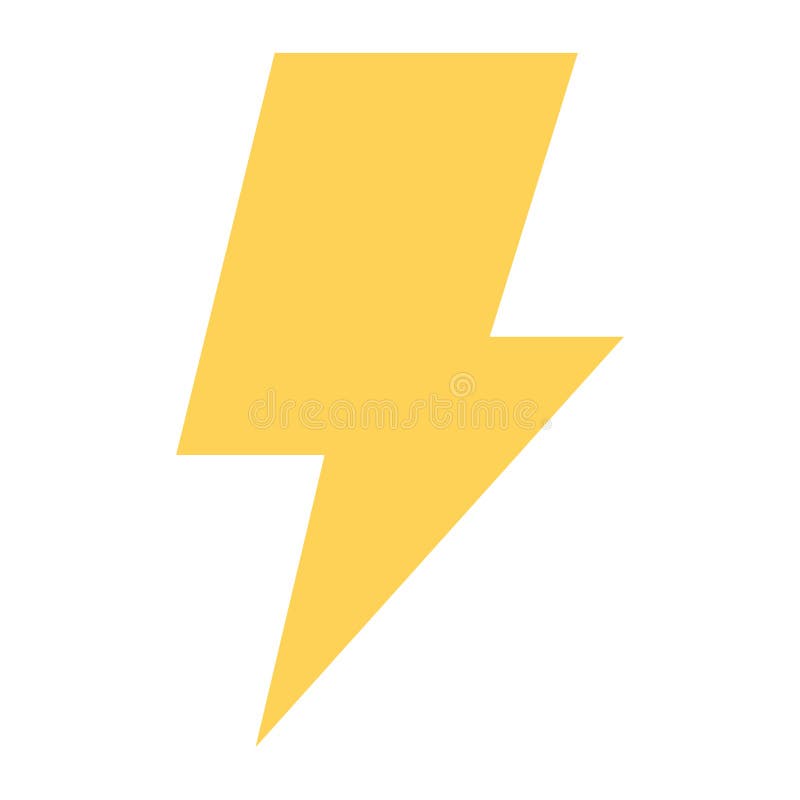 Lightning icon stock illustration. Illustration of flash - 73463557
