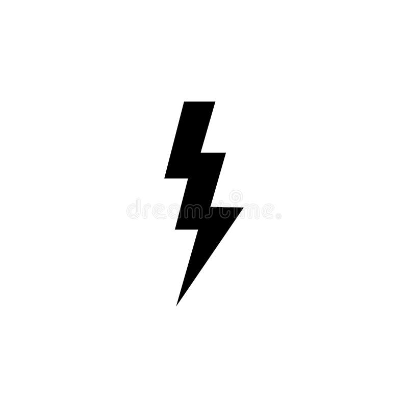 Lightning Icon . Electric Icon Vector. Power Icon. Energy Sign Stock ...