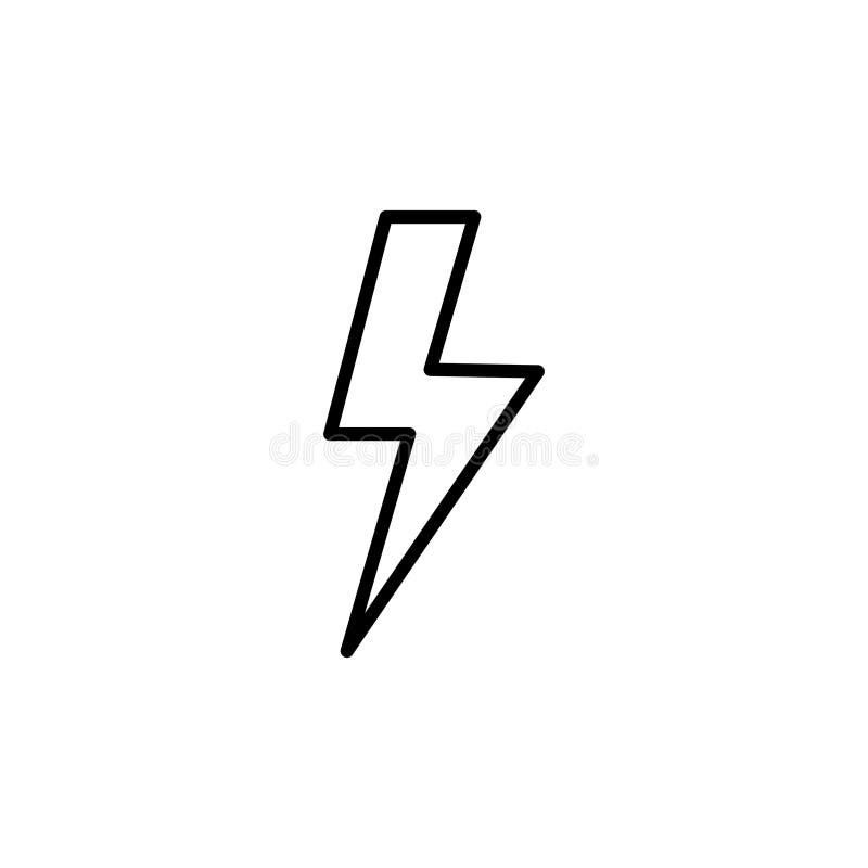 Lightning Icon . Electric Icon Vector. Power Icon. Energy Sign Stock ...
