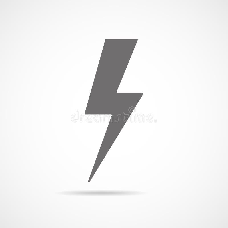 Lightning Icon. Vector Illustration. Stock Illustration - Illustration ...