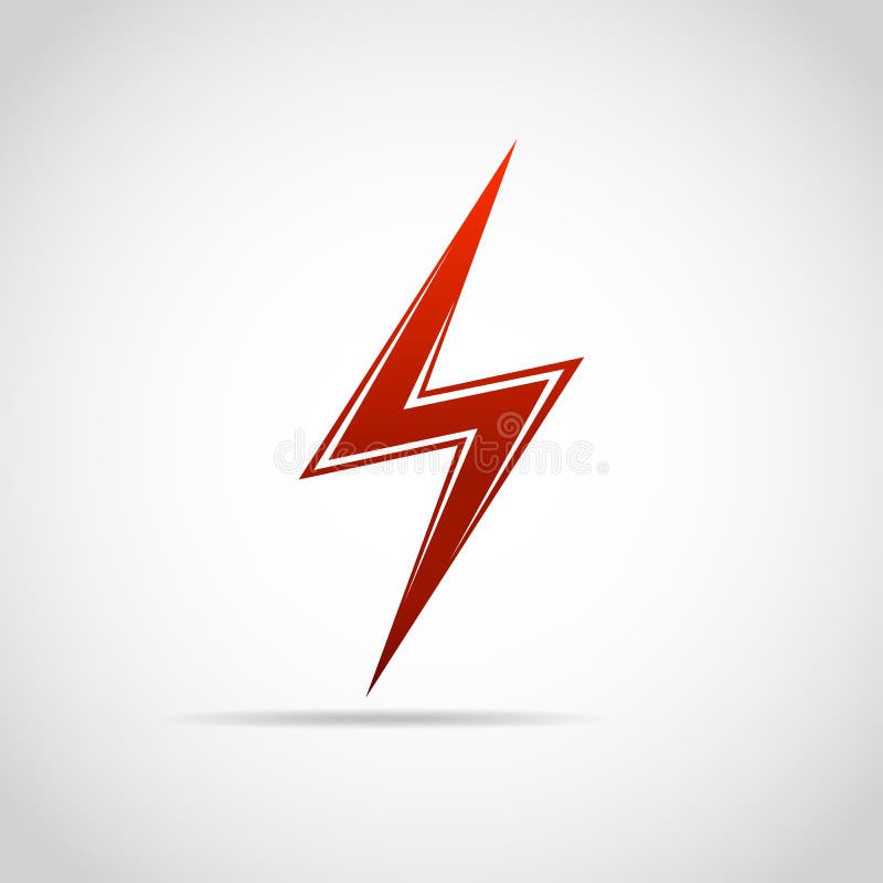 Lightning Icon in Continuous Line Drawing Style. Line Art of Lightning ...