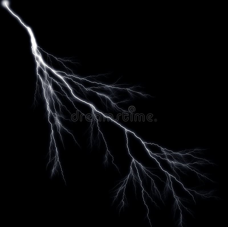 Lightning Isolated on Transparent Background Magic Light Abstract Lines ...