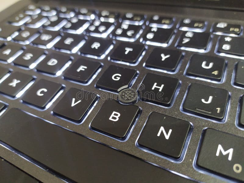 Lightning Keyboard Work Form Home Life Early Morning Click Stock Photo ...