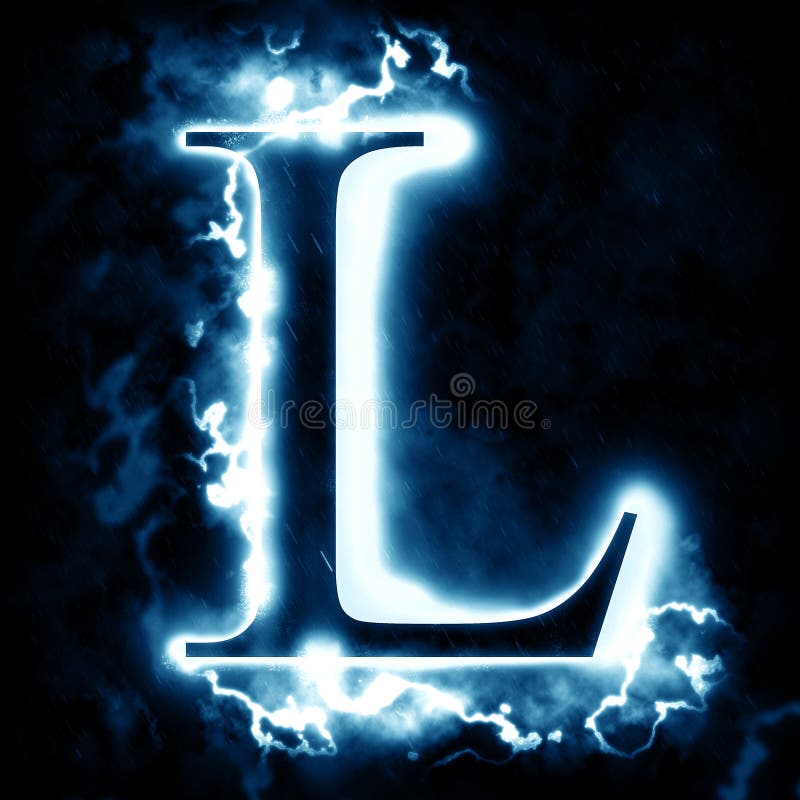 Lightning letter F stock illustration. Illustration of letter - 193500121