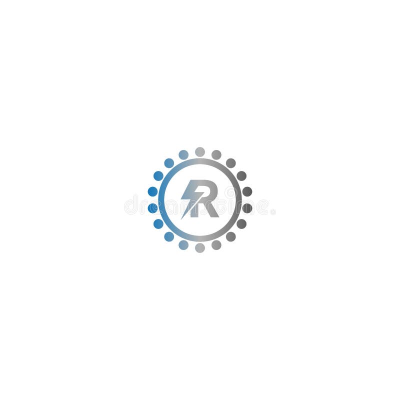 Letter R Lightning Stock Illustrations – 106 Letter R Lightning Stock ...