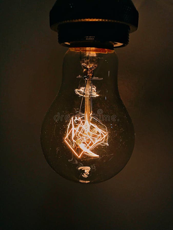 Light-bulb with lightning stock image. Image of industrial - 3964891