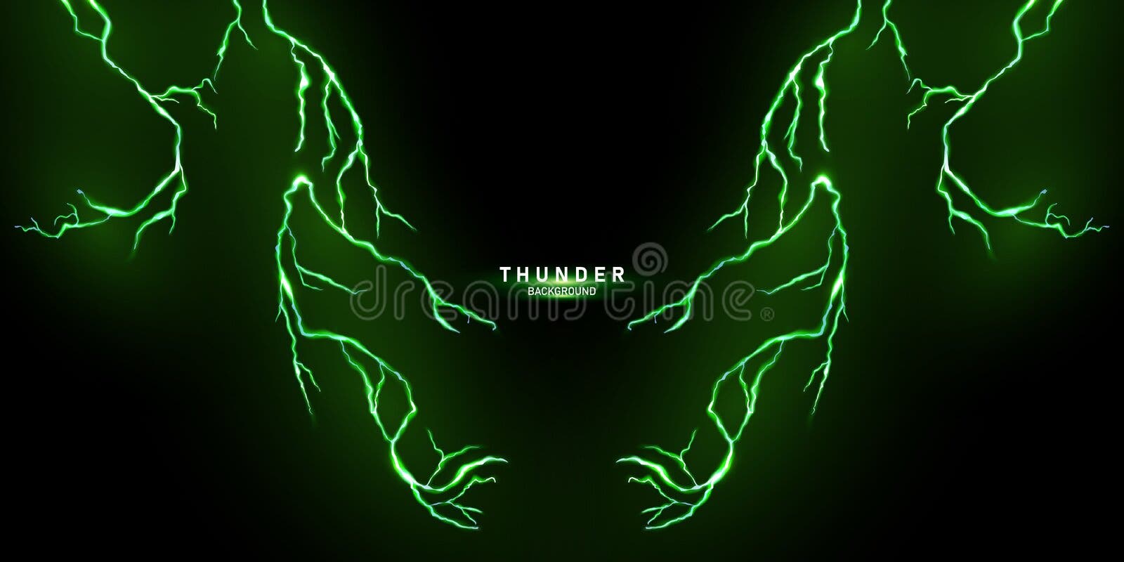 Lightning Light Effect Background Realistic Flash with Lightning ...