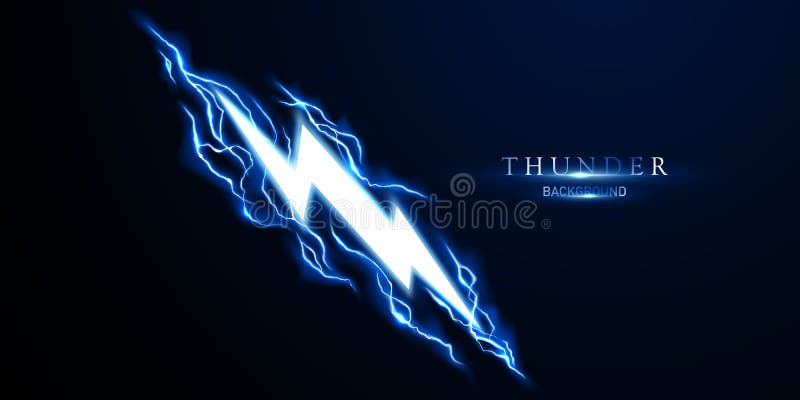 Lightning Light Effect Background Realistic Flash with Lightning ...