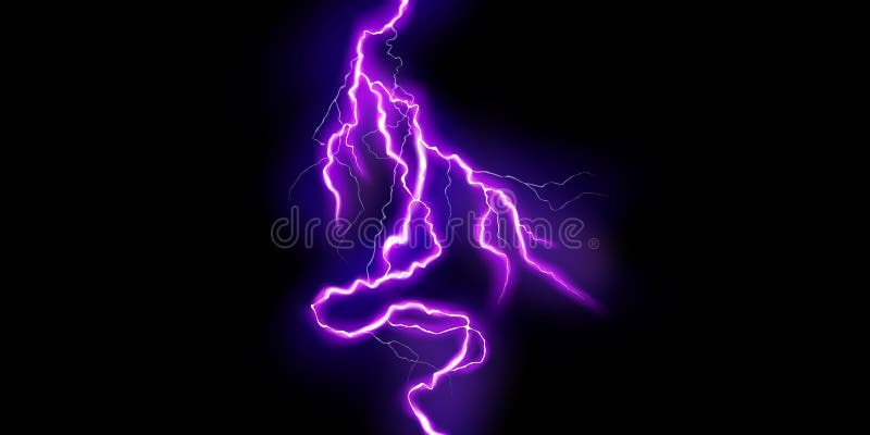 Lightning Light Effect Background Realistic Flash with Lightning ...