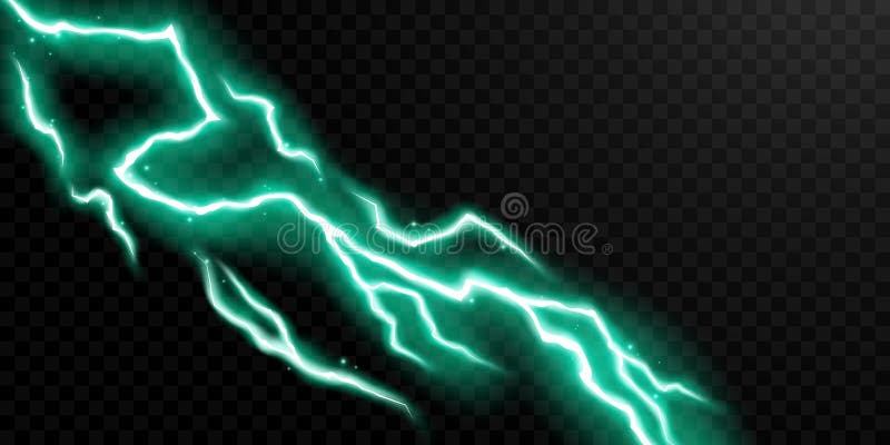 Lightning Light Effect Background Realistic Flash with Lightning ...