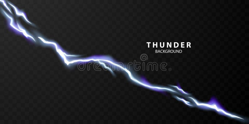 Lightning Light Effect Background Realistic Flash with Lightning ...