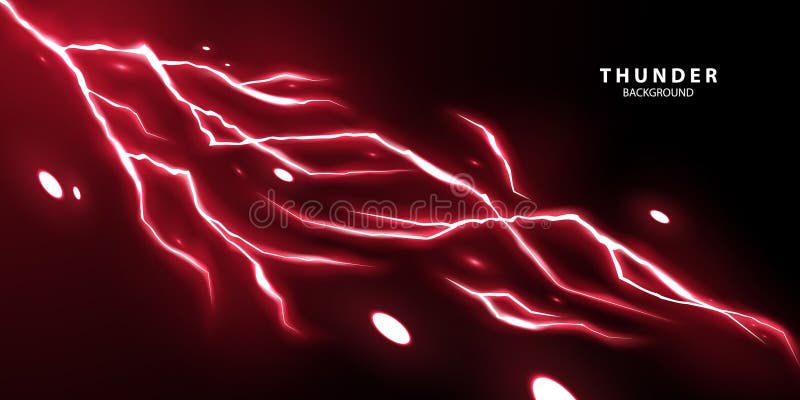 Lightning Light Effect Background Realistic Flash with Lightning ...