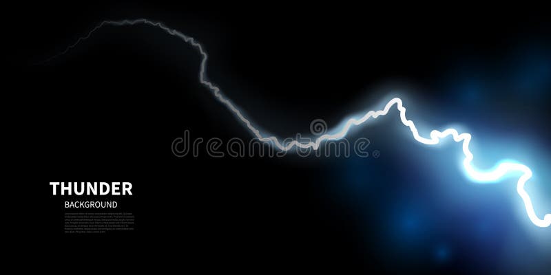 Lightning Light Effect Background Realistic Flash with Lightning ...