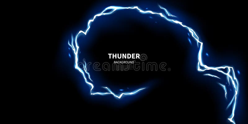 Lightning Light Effect Background Realistic Flash with Lightning ...