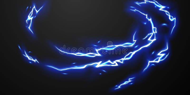 Lightning Light Effect Background Realistic Flash with Lightning ...