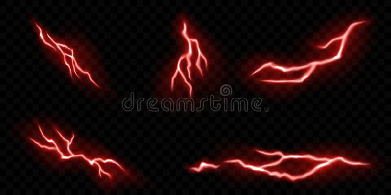 Lightning Light Effect Background Realistic Flash with Lightning ...