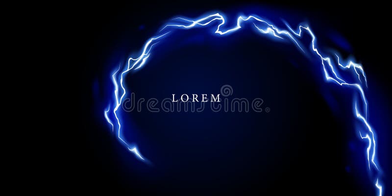Lightning Light Effect Background Realistic Flash with Lightning ...
