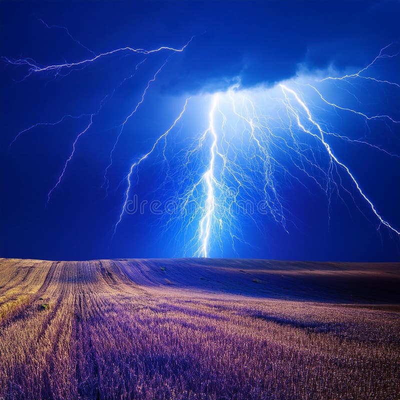 Lightning. Lighting bolt stock illustration. Illustration of building ...