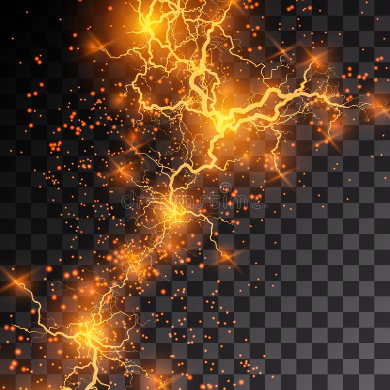 Lightning Lightning. Lightning Collision, Powerful Electrical Explosion ...