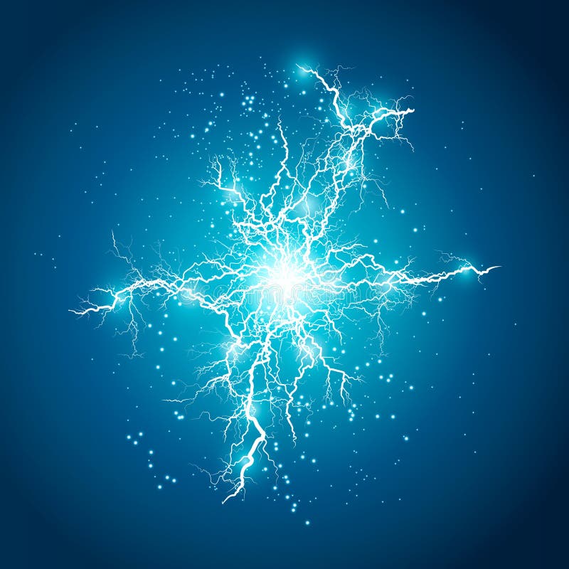 Lightning Lightning. Lightning Collision, Powerful Electrical Explosion ...