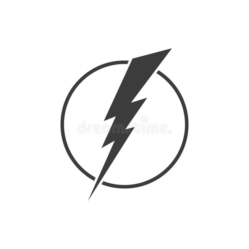 Lightning Logo Design Element. Energy and Thunder Electricity Symbol ...