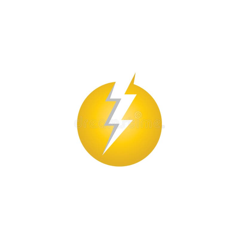 Lightning Logo stock illustration. Illustration of identity - 353257828
