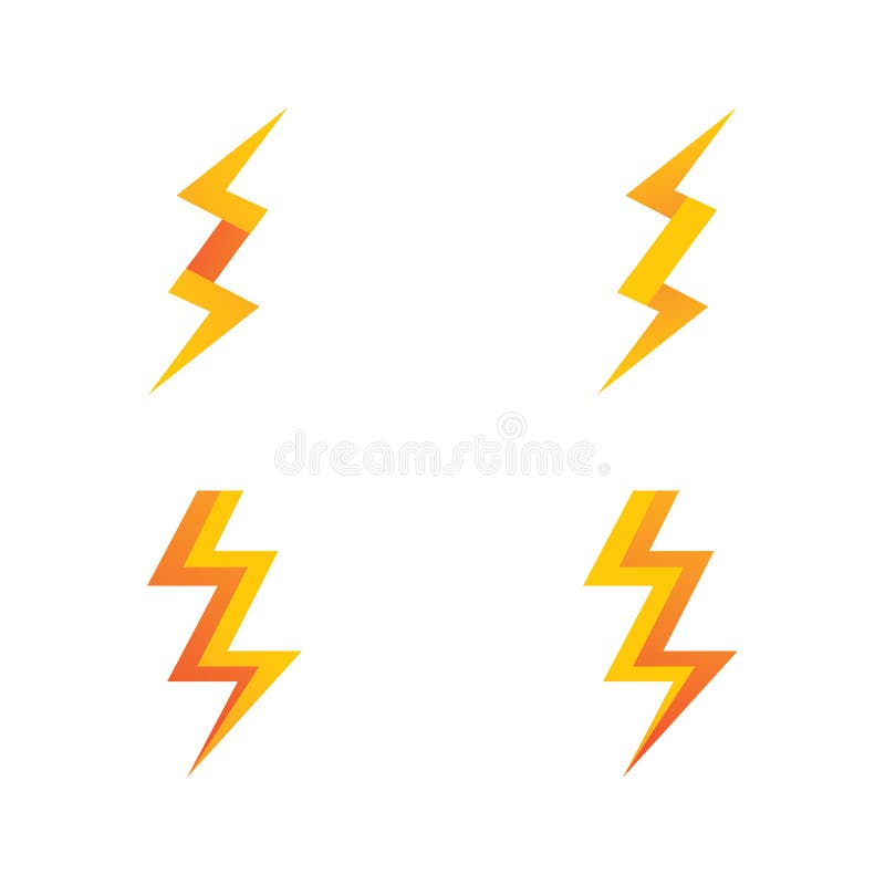 Lightning Logo. Electrical Energy Flash or Symbol of Power. the Concept ...