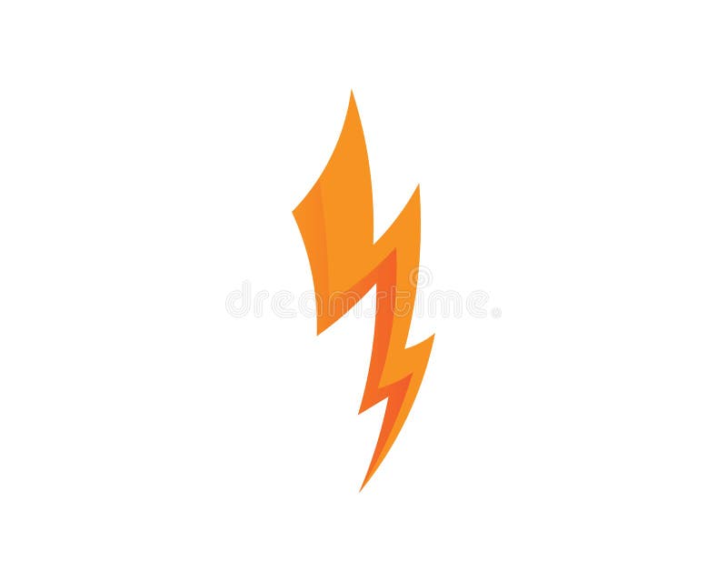 Lightning Logo Template Vector Icon Illustration Design Stock Vector - Illustration of vector ...