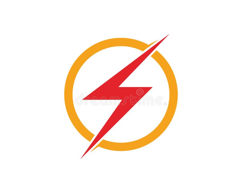 Lightning Logo Template Vector Icon Illustration Design Stock Vector ...
