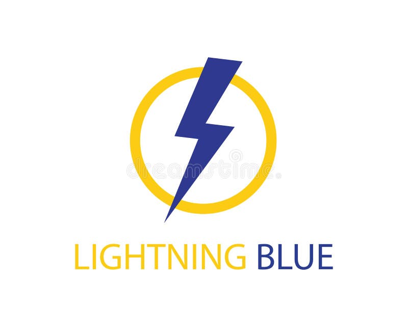 Lightning Logo Vector Illustration Stock Vector - Illustration of ...