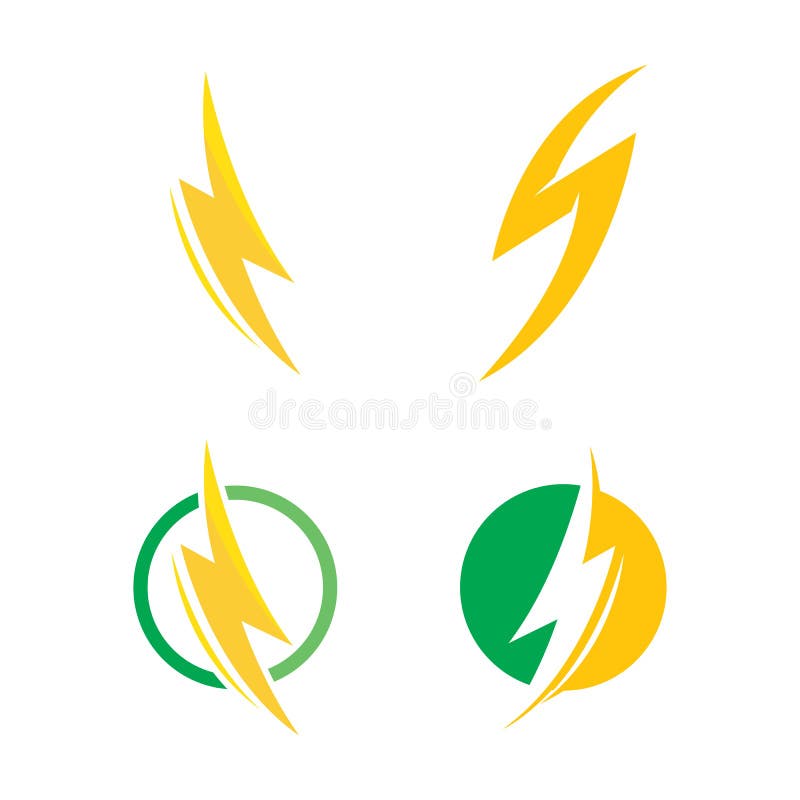 Lightning Logo vector stock vector. Illustration of bolt - 250377788