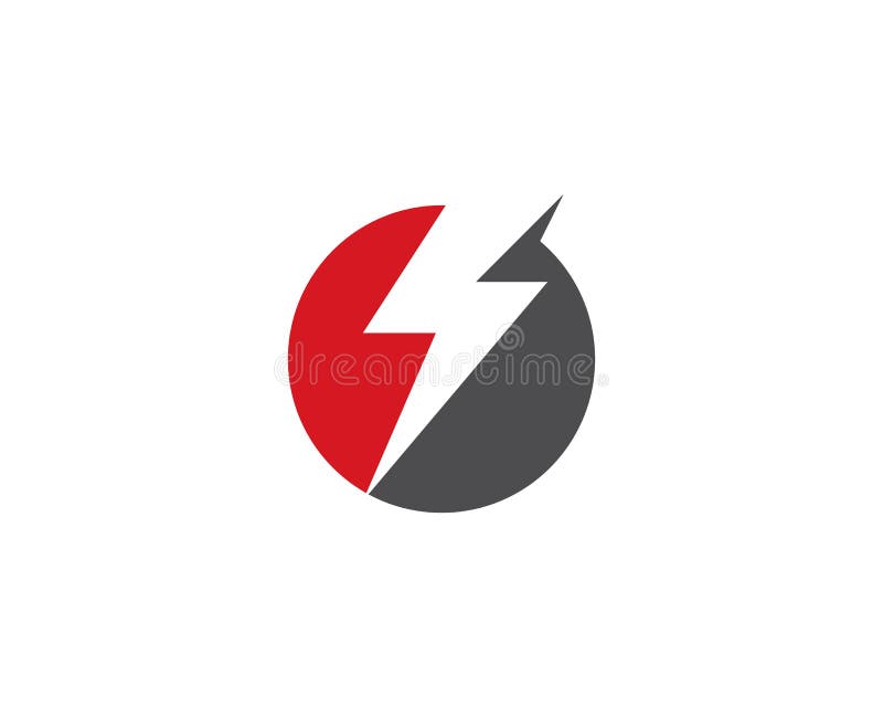 Lightning Logo vector stock vector. Illustration of company - 132311485