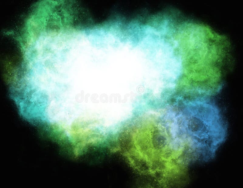 Abstract Lightning Background Nebula on Space of Universe Stock ...