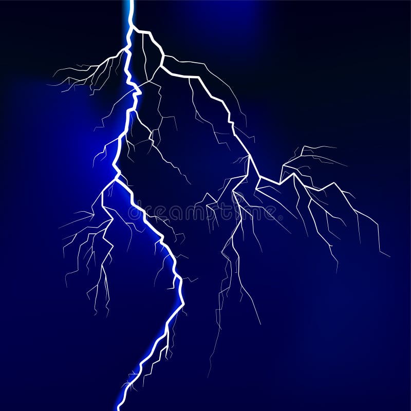 Lightning at night stock image. Image of electricity - 14710105