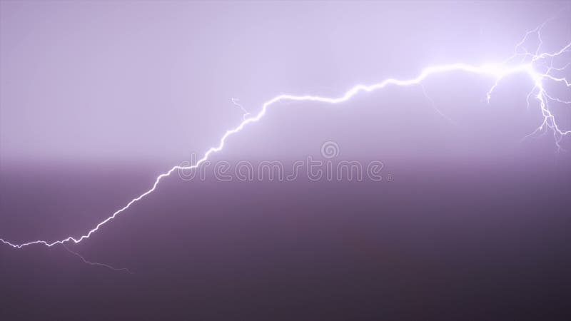 Lightning Night Single stock video. Video of discharge - 117436003