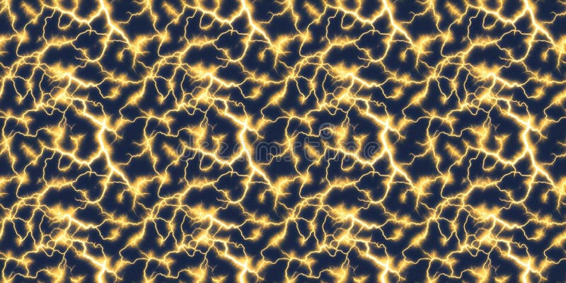 Lightning Night Sky Seamless Patterns 3D Digital Print Highly Detailed ...
