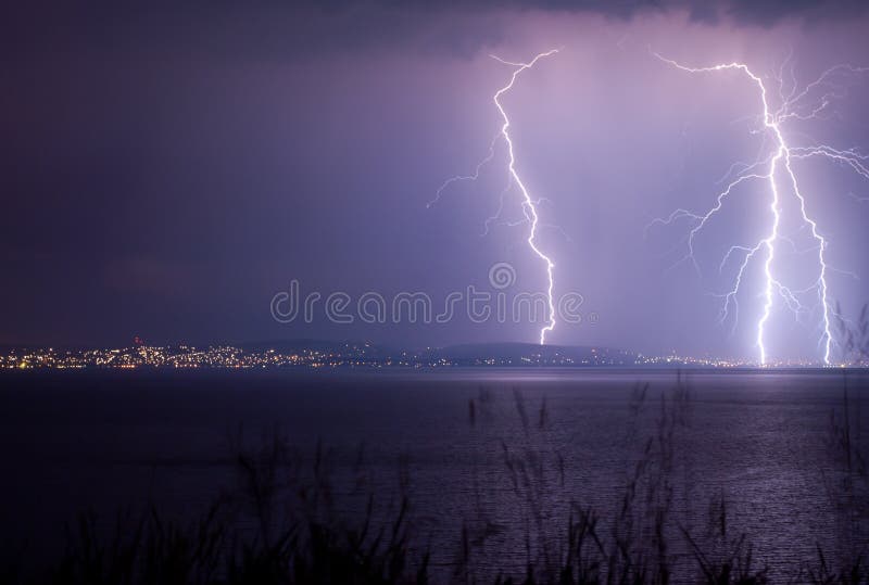 Lightning Strike stock photo. Image of australia, energy - 18248078